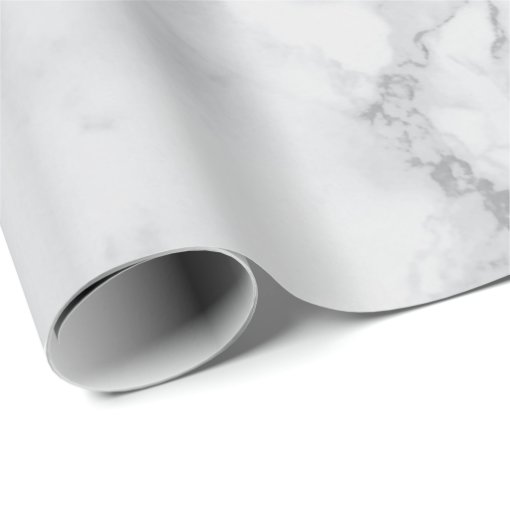 Light Gray Marble Texture Look Wrapping Paper | Zazzle