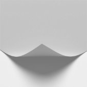Light Gray Matte Wrapping Paper | Zazzle