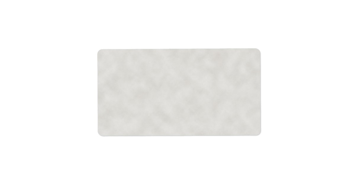 Light Gray Parchment Texture Background Label | Zazzle