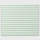Light Green Stripe Christmas Wrapping Paper | Zazzle