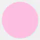 Light Hot Pink Solid Color Classic Round Sticker | Zazzle