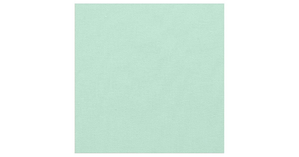 Light Mint Green Solid Color Fabric | Zazzle
