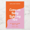 Light My Fire Modern Product Label | Zazzle