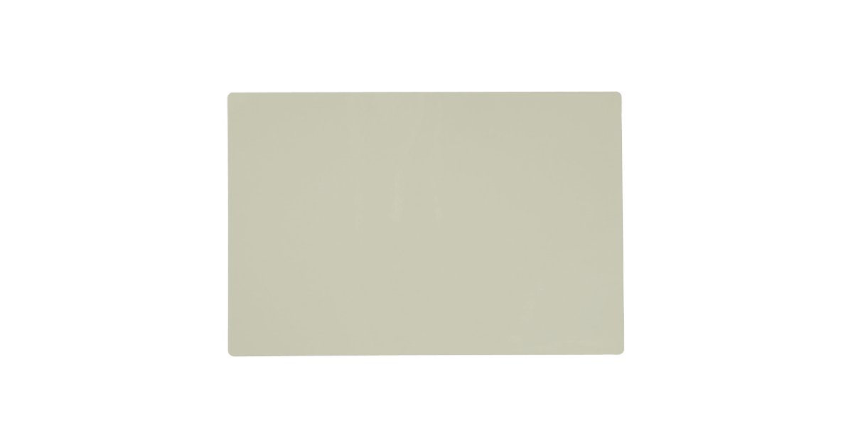 Light Pastel Sage Green Solid Color Background Placemat | Zazzle