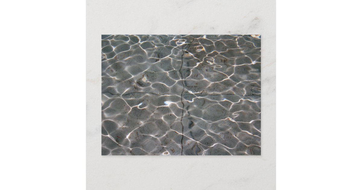 Light patterns on water postcard | Zazzle