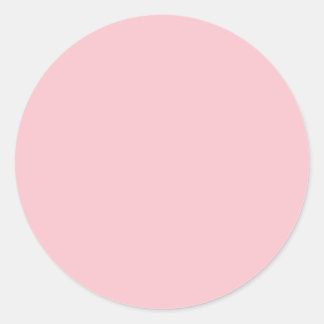 Solid Light Pink Color Stickers | Zazzle