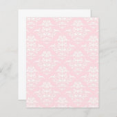 Light pink damask pattern scrapbook | Zazzle
