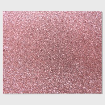 Light pink glitter wrapping paper | Zazzle