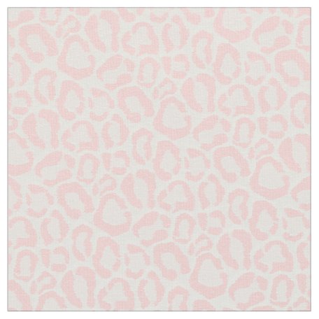 Hot Pink Leopard Print Pattern Fabric | Zazzle