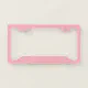 Light Pink License Plate Frame | Zazzle
