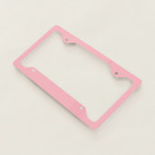 Light Pink License Plate Frame | Zazzle