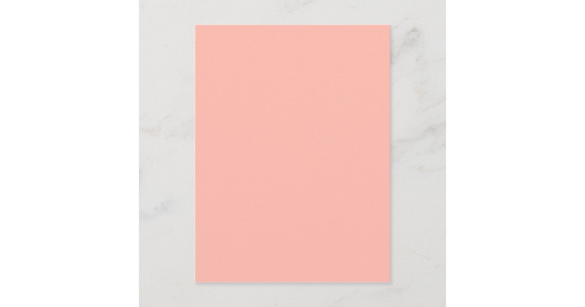 Light Pink Peach Baby Pink Pastel Girly Stuff Postcard | Zazzle
