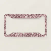 Light pink license plate frame store