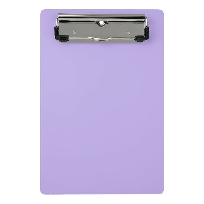 Light Purple Blank Mini Clipboard | Zazzle.com