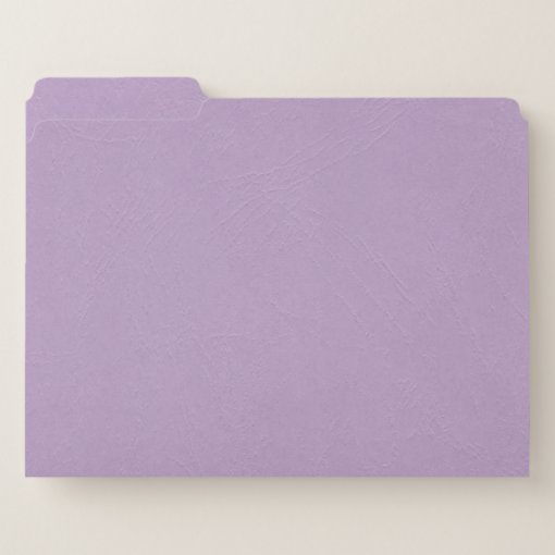 Light Purple Color Paper Folder Faux Texture | Zazzle