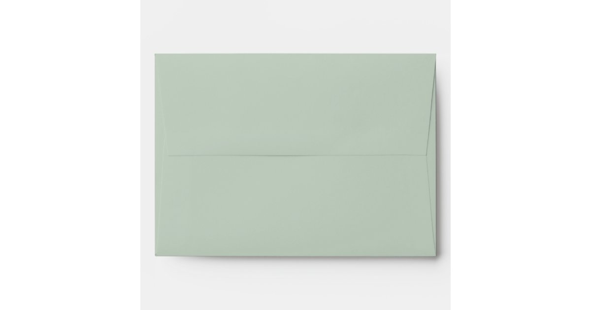 Light Sage Green Envelope | Zazzle