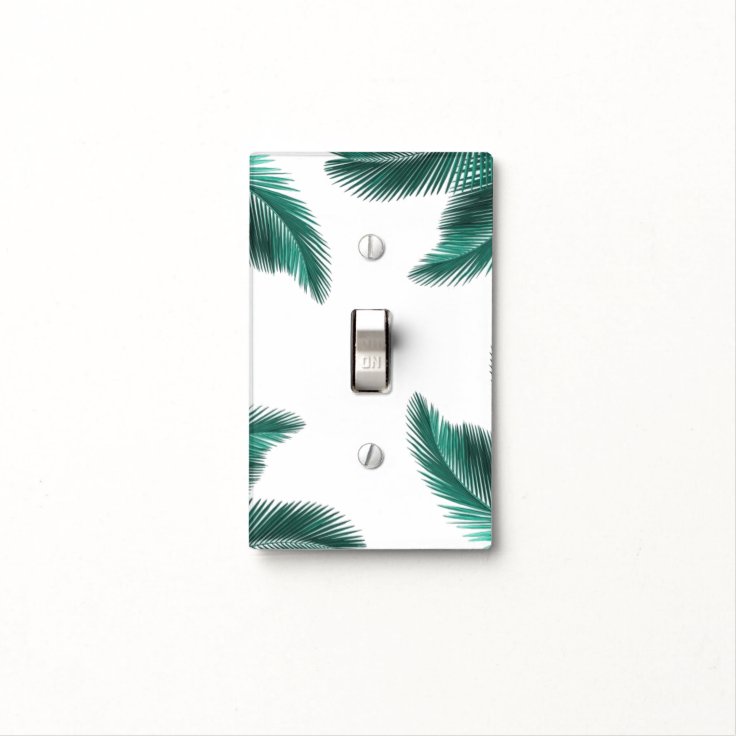 Light Switch Cover PALM SHEETS | Zazzle