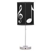 light the bedroom with Musical Notes Table Lamp | Zazzle
