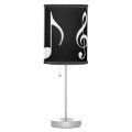 light the bedroom with Musical Notes Table Lamp | Zazzle