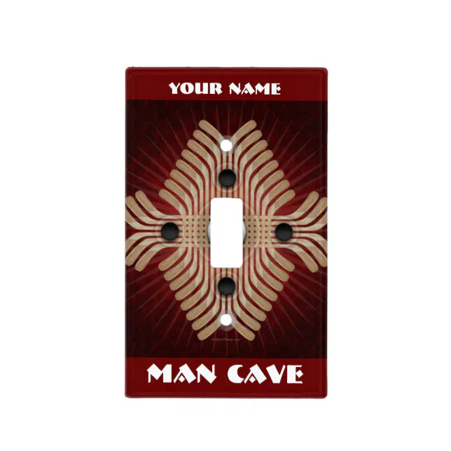Light The Lamp (Man Cave) Light Switch Cover | Zazzle