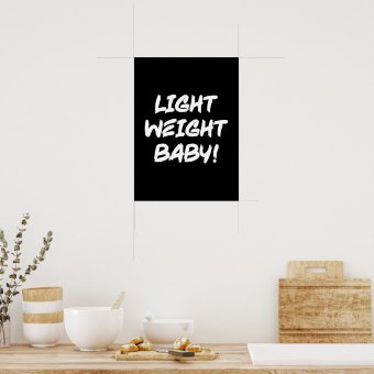 Light Weight Baby - Ronnie Coleman Bodybuilding Poster | Zazzle