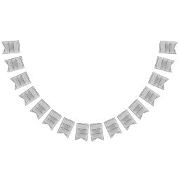 Light Wooden Panel with White Lace. Bunting Flags | Zazzle