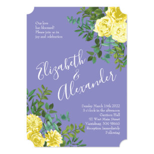 Periwinkle Blue Wedding Invitations | Zazzle
