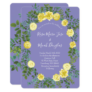 Periwinkle Blue Wedding Invitations | Zazzle