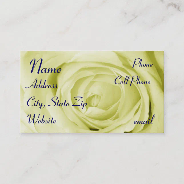 light yellow Profile Card | Zazzle