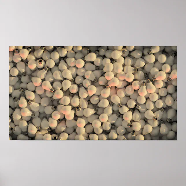 Lightbulb Poster | Zazzle