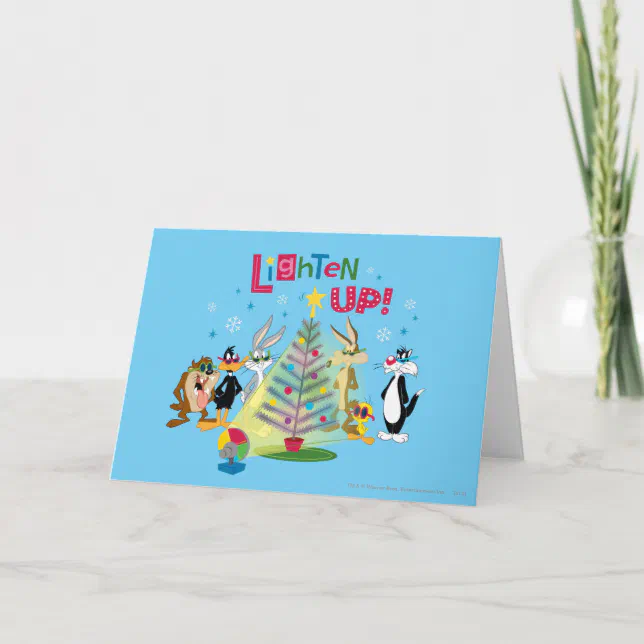 Lighten Up Holiday Card | Zazzle