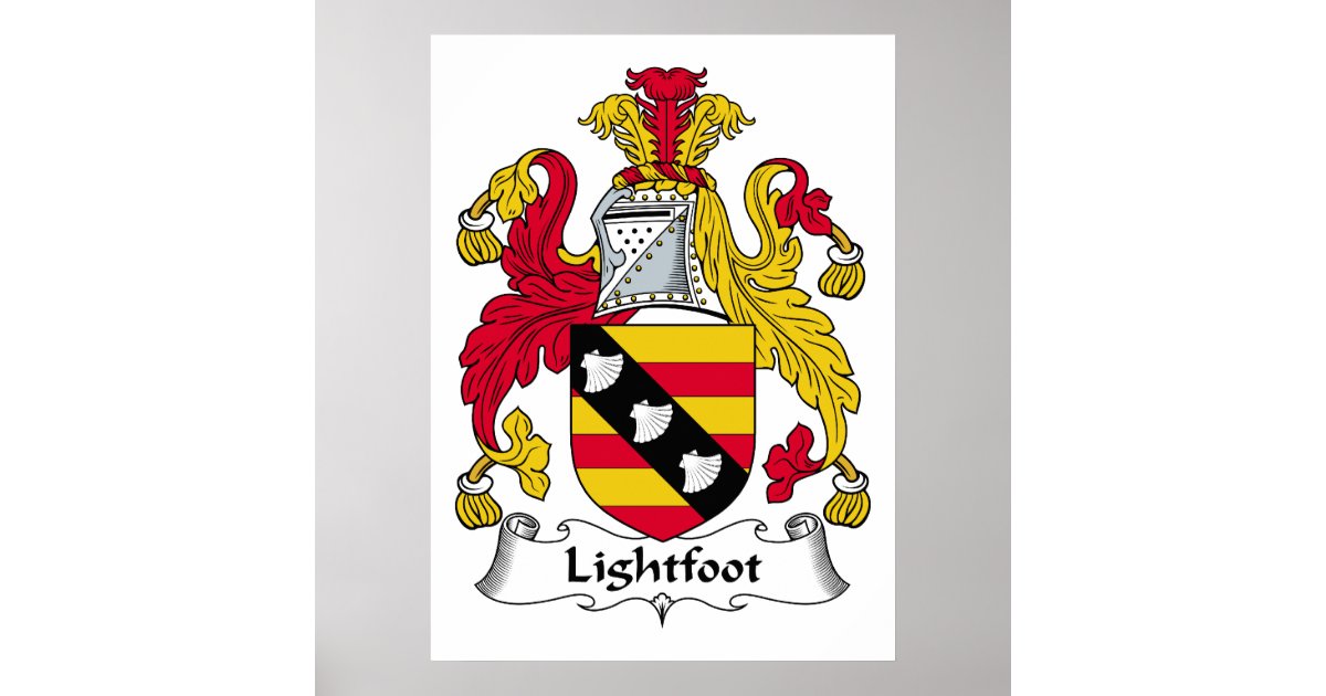 Lightfoot Family Crest Poster | Zazzle