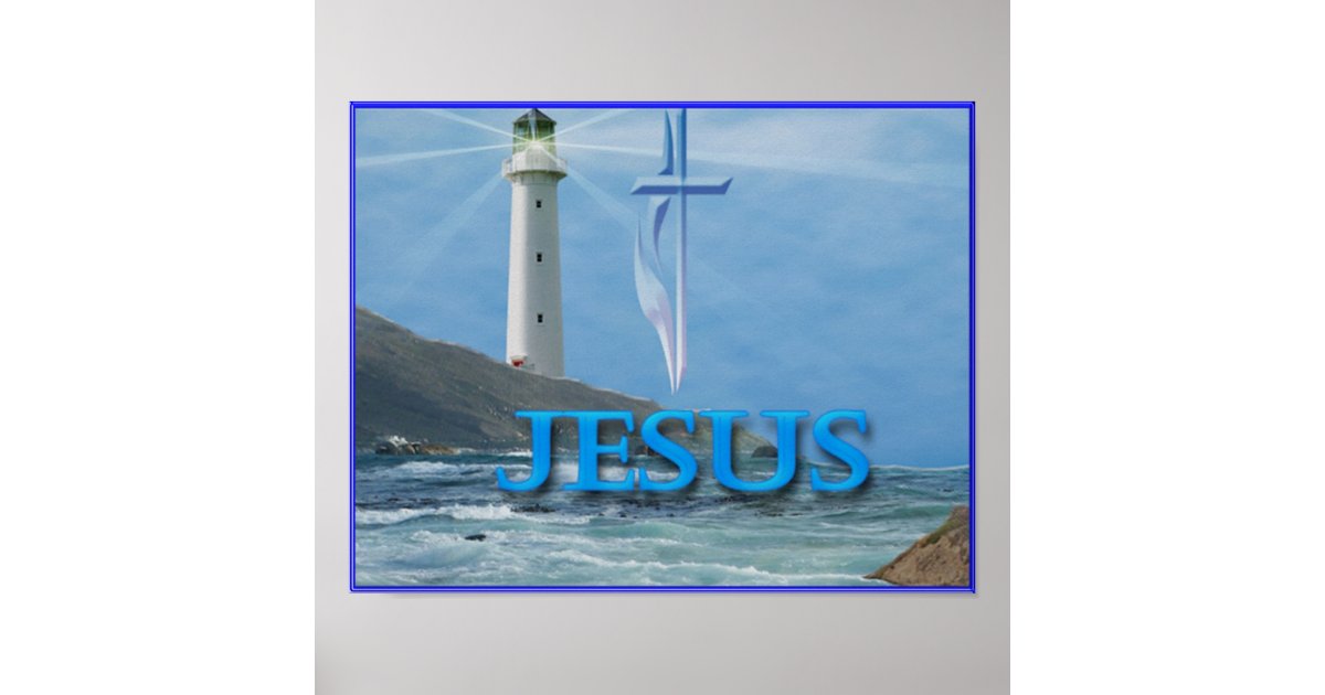 Lighthouse art poster | Zazzle