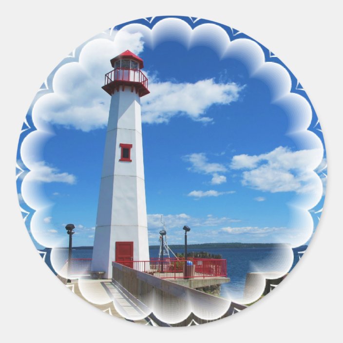 Lighthouse Art Stickers | Zazzle.com