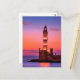 Lighthouse at Sunset Postcard | Zazzle