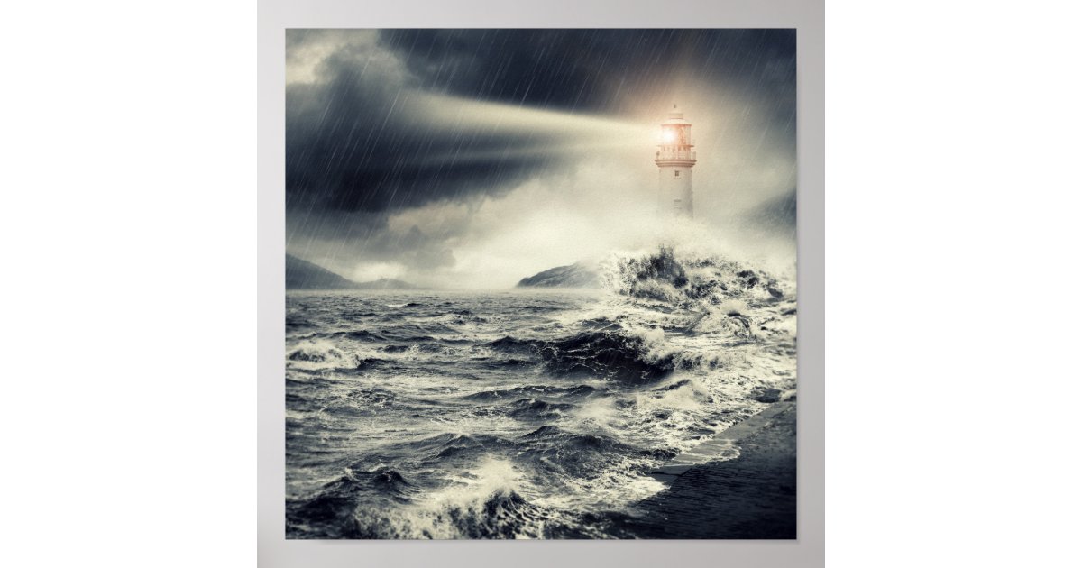 Lighthouse Beacon Poster | Zazzle