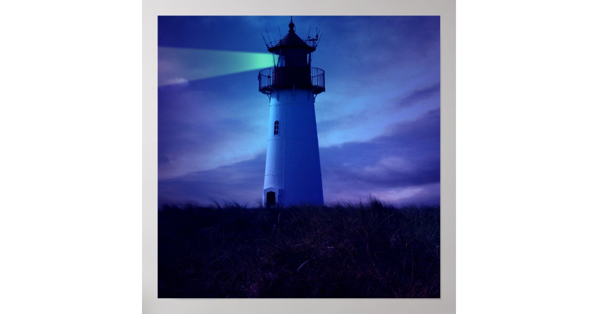Lighthouse Beacon Poster | Zazzle