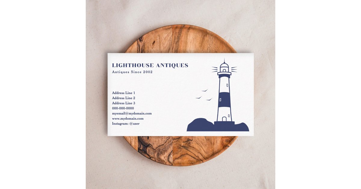 Lighthouse Business Card | Zazzle