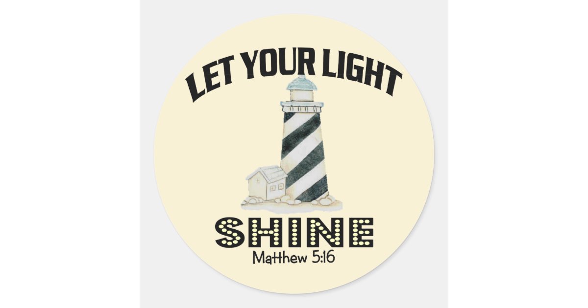 Lighthouse Classic Round Sticker | Zazzle