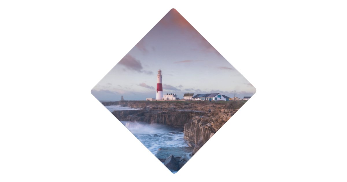 Lighthouse England Graduation Cap Topper | Zazzle