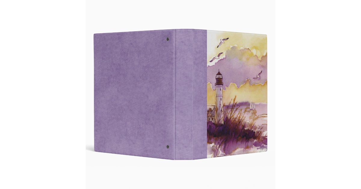 Lighthouse Family Scrapbook Binder | Zazzle