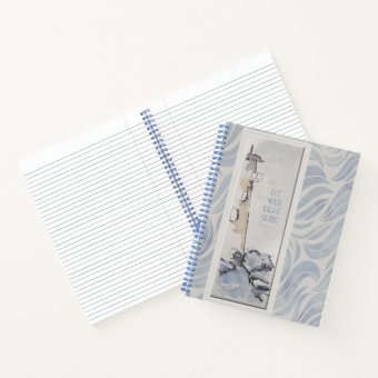 Lighthouse--Let your light Shine! Notebook | Zazzle