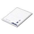 Lighthouse Navy Blue Notepad | Zazzle