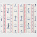 Lighthouse Pattern Wrapping Paper | Zazzle