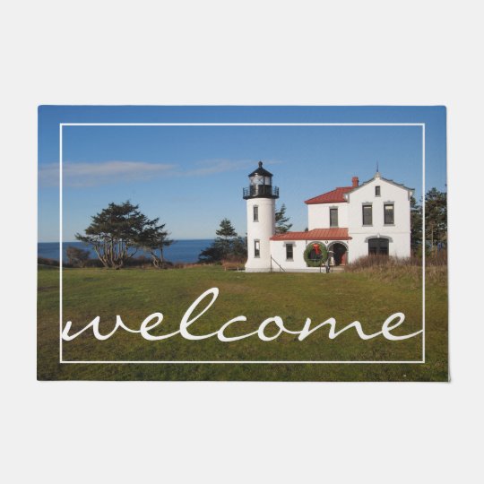 Lighthouse Personalized Door Mat | Zazzle.com