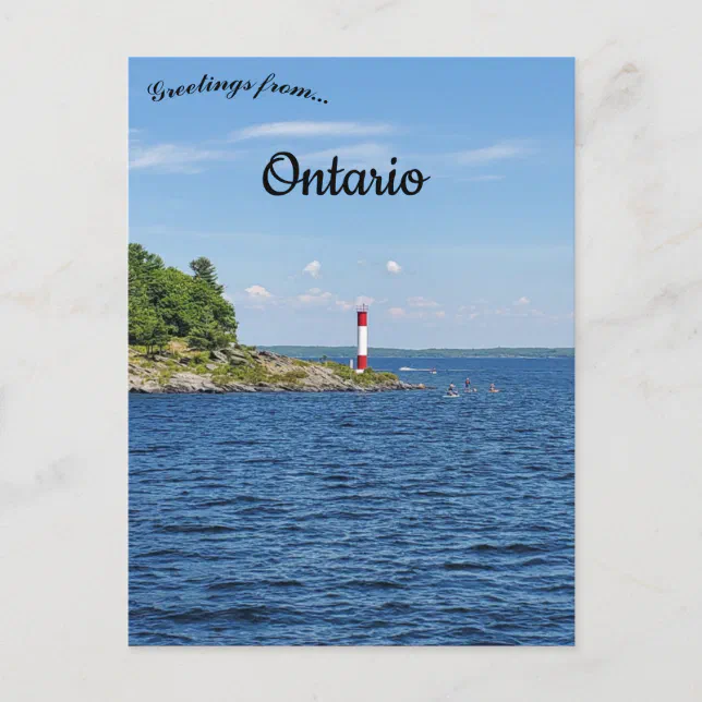 Lighthouse Point Killbear Provincial Park Ontario Postcard | Zazzle