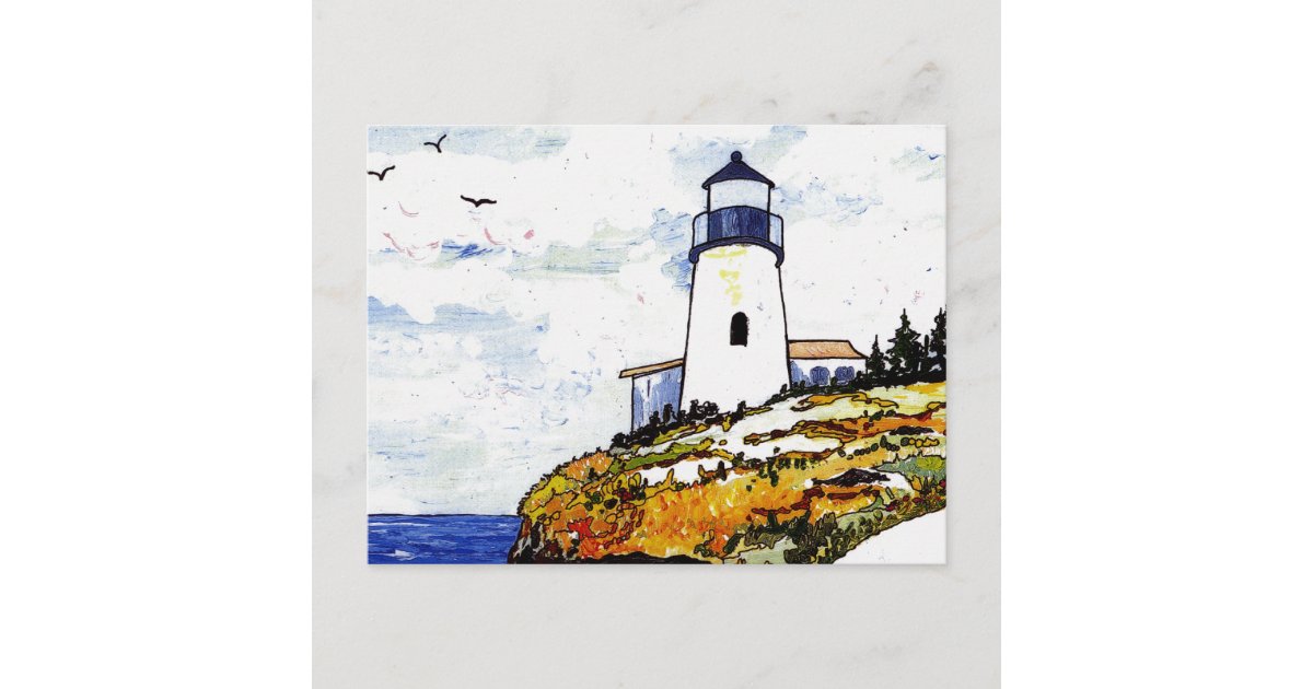 Lighthouse Postcard | Zazzle