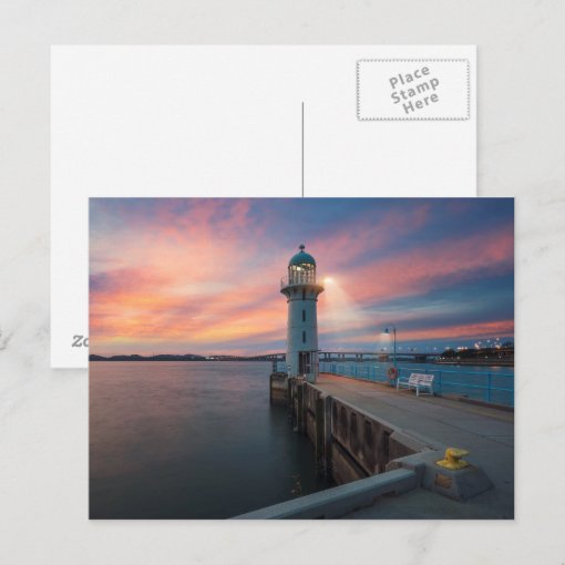 Lighthouse Raffles | Marina, Singapore Postcard | Zazzle