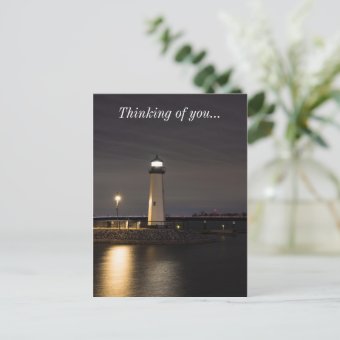 Lighthouse Rockwall Harbor Postcard | Zazzle