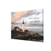 Lighthouse Scripture Wall Art Christian Home Decor | Zazzle